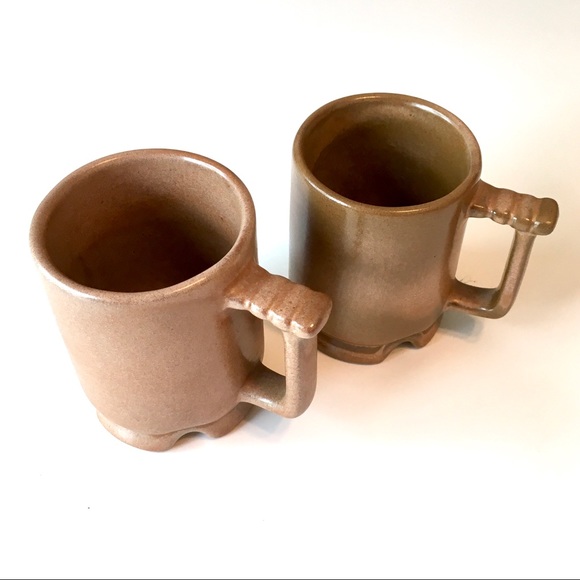 Frankoma | Dining | Frankoma Pottery Vintage Mugs Set Of 2 | Poshmark